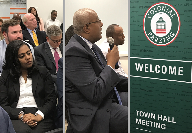 Colonial Town Hall: Bringing Ideas Together - Colonial Parking